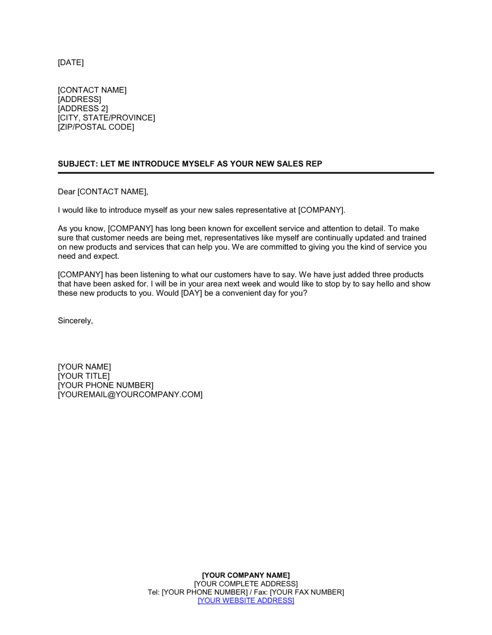Business Letter Introducing Yourself Database Letter Template Collection