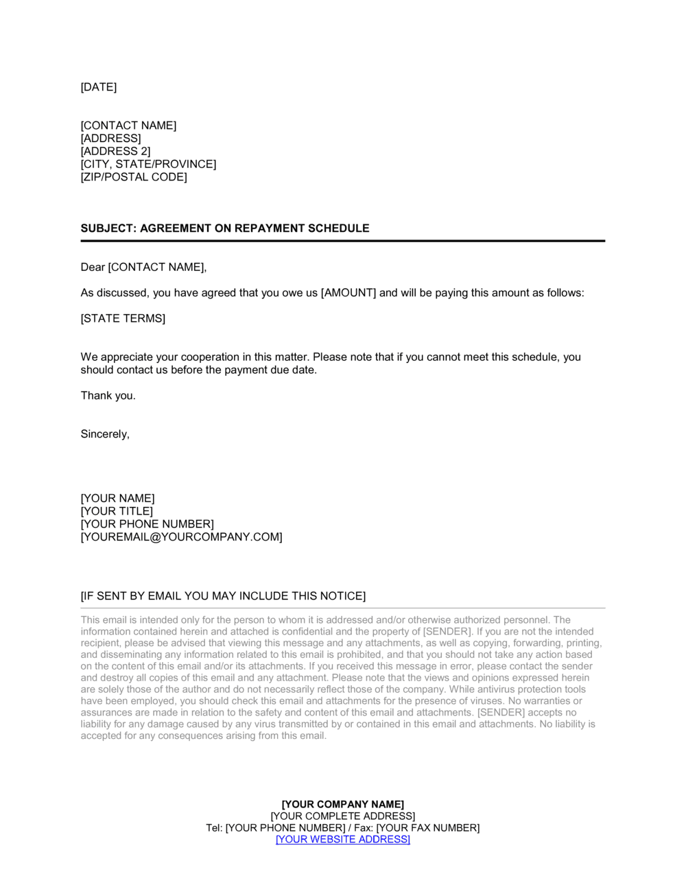  Download 21 Download Business Letter Of Agreement Template Pics Cdr