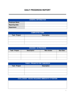 Daily Log Template Excel